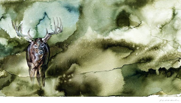 Forest Elder Painting by Roderick Maciver | Saatchi Art