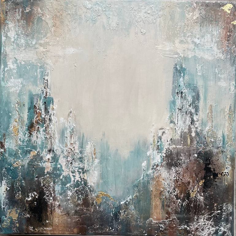 Winter Gotham Painting by Pavla Keklaková | Saatchi Art