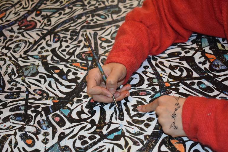 Love so needs to love (Rumi)٫ Persian Calligraphy Painting by Mina ...