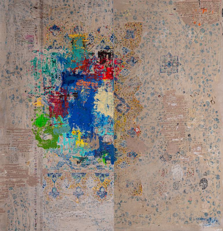 Untitled (diptych) Painting by Mina Katebi | Saatchi Art