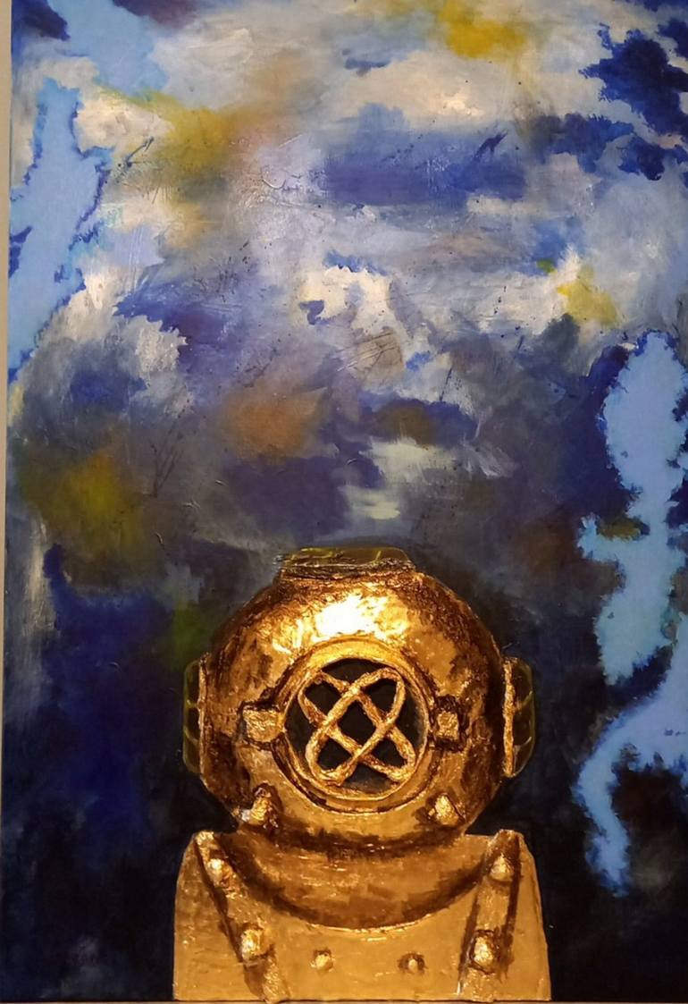 Suffocation Painting by Vagelis Tzavaras | Saatchi Art