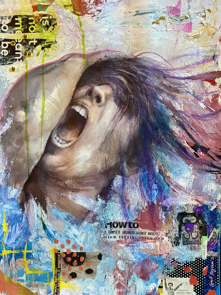 I've Got This Mixed Media by Lynell Ingram | Saatchi Art