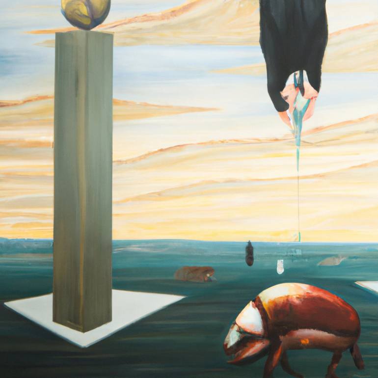 Ideas are bulletproof Painting by Mark M Whelan | Saatchi Art