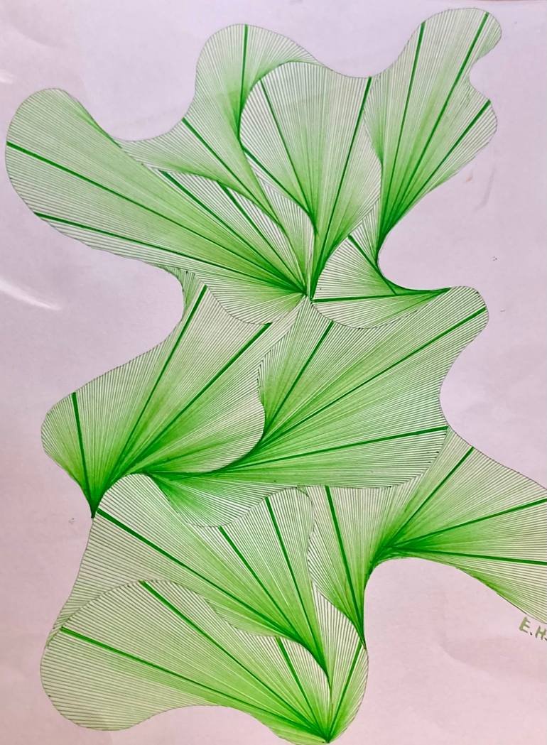 Green Pasture Drawing by Erwin Hesz | Saatchi Art