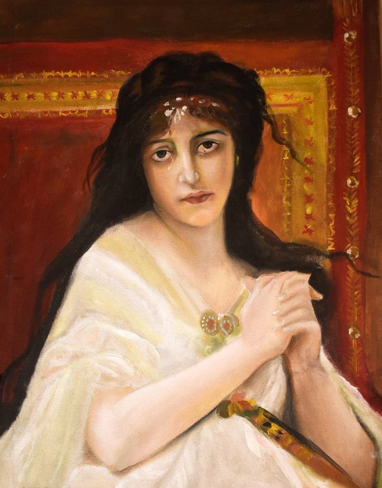 Recreation of old master's painting. Painting by Fatima Mosvy | Saatchi Art