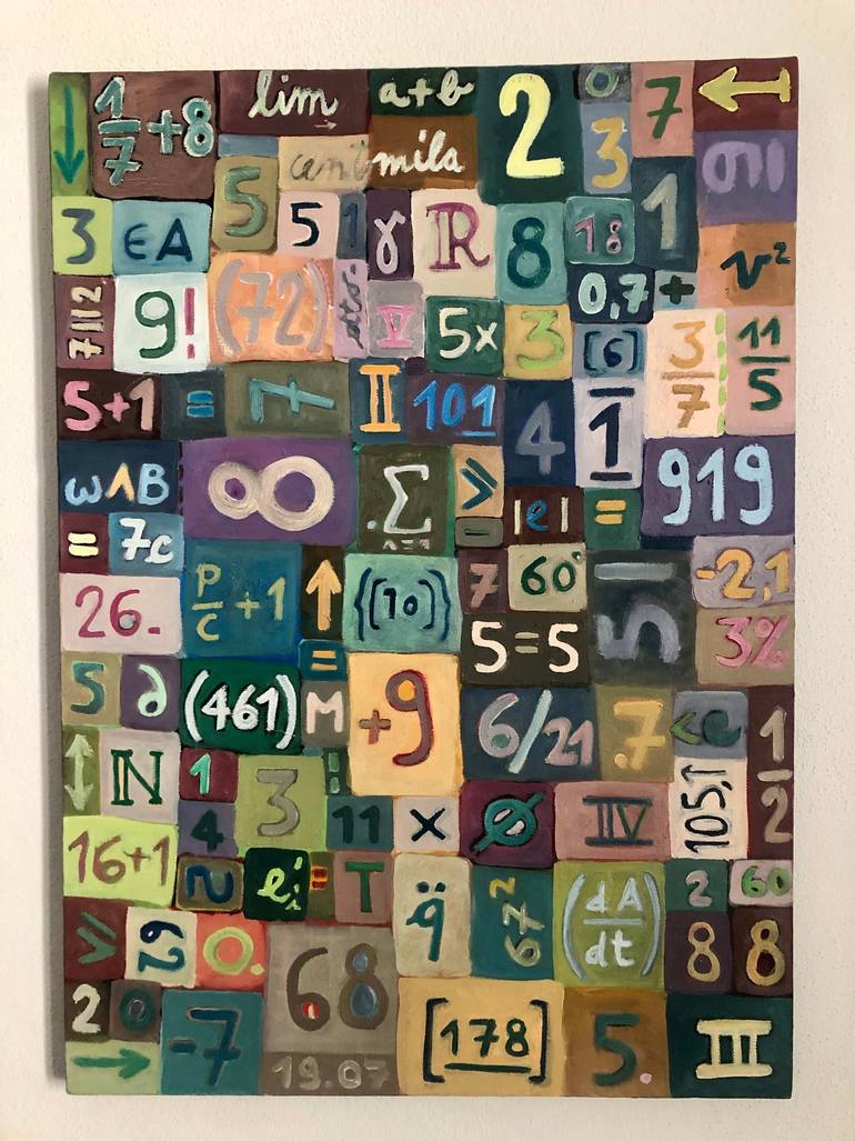 Number bis Painting by Giulia Ghetti | Saatchi Art Singapore