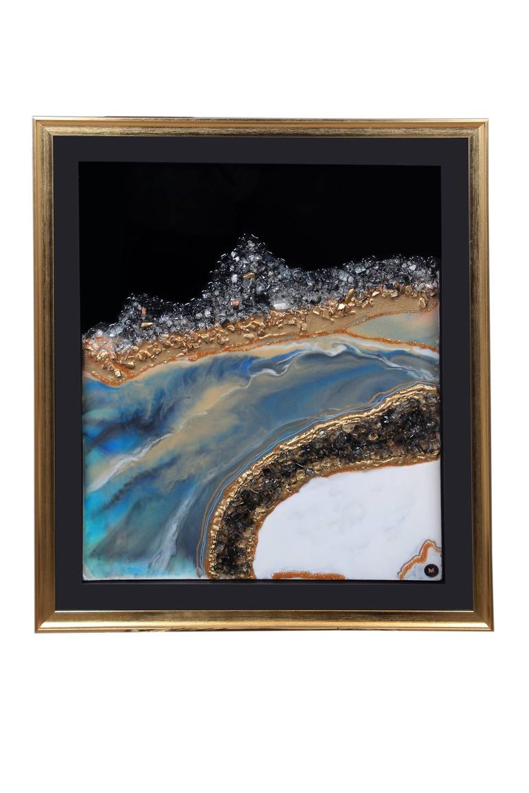 Shiny waves Painting by Mehak Bhatia | Saatchi Art