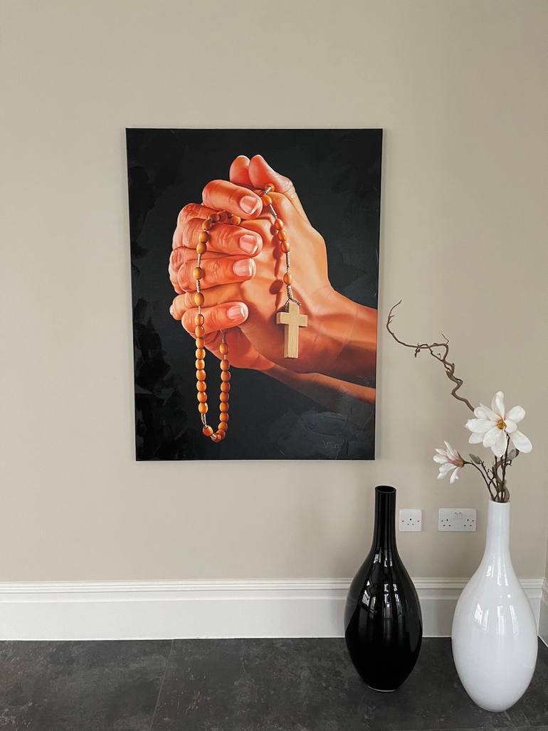 PRAYER Painting by Vera Fine Art Gallery | Saatchi Art