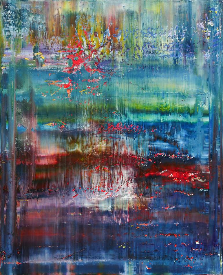 Time`s falling Painting by Vadim Shamanov | Saatchi Art