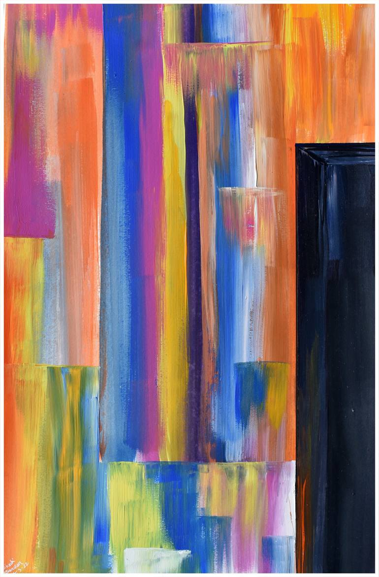 Closed Door Painting by Sheuli Sarkar | Saatchi Art