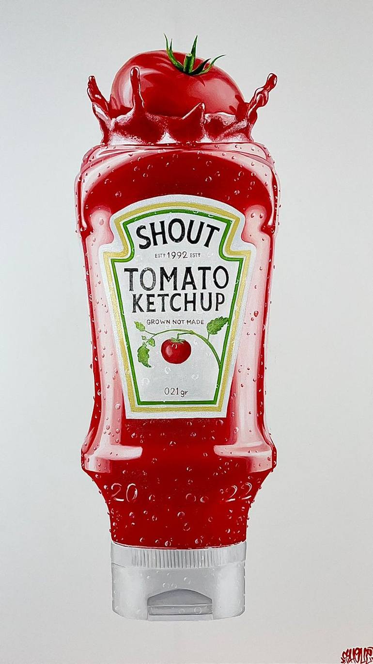 Shout Sauce #1 Painting by Mr Shout | Saatchi Art