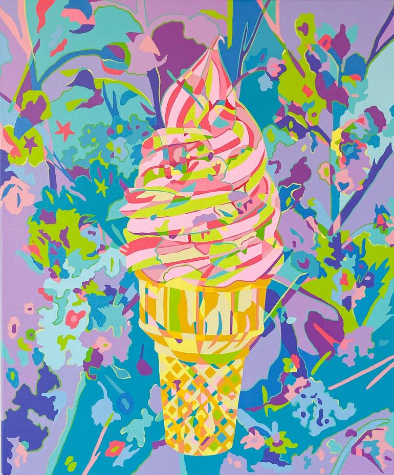 Sweet Nostalgia #2 Painting by Erica Choi | Saatchi Art