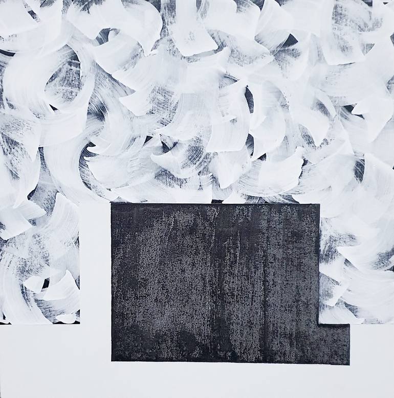 No meio do caminho, a pedra Painting by Paulo Rosae | Saatchi Art