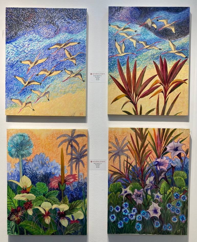 Night Flight Painting by Sal Sidner | Saatchi Art