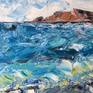 Lake Sevan Painting by Gayane Zakyan | Saatchi Art