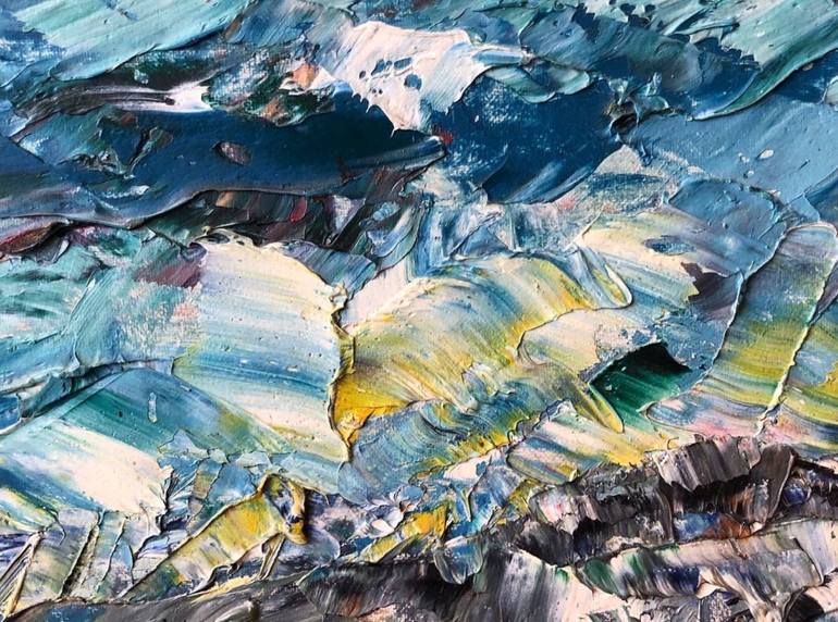 Lake Sevan Painting by Gayane Zakyan | Saatchi Art