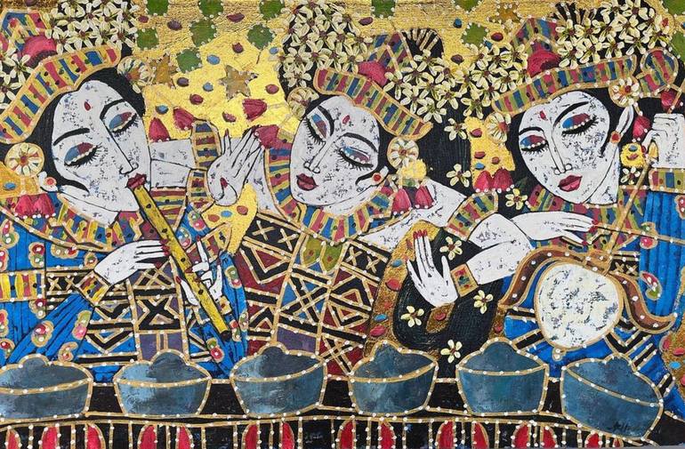 In Harmony Painting by Bagya Art Gallery | Saatchi Art