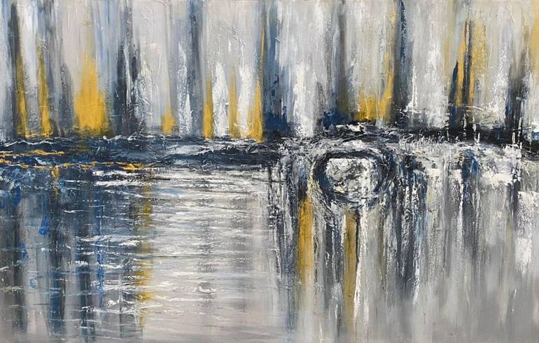 Beyond the Reflection Painting by Bagya Art Gallery | Saatchi Art