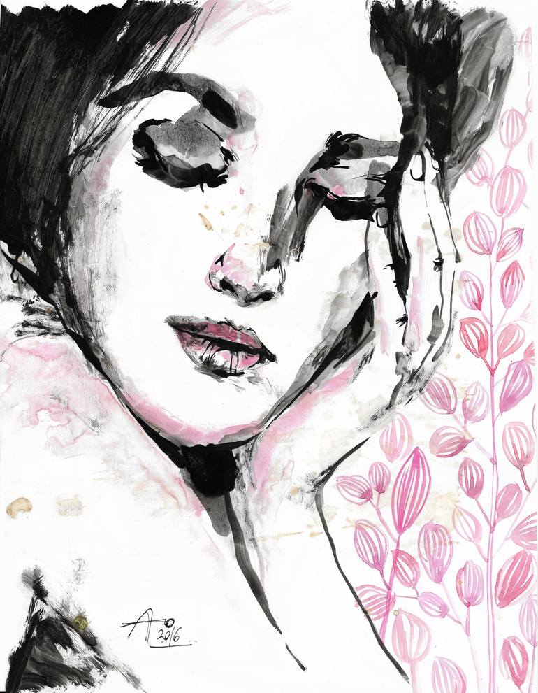 Thinking about spring. Painting by Oxana Antonenko | Saatchi Art