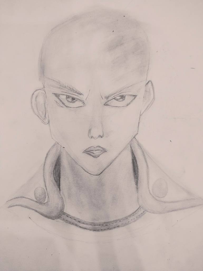 One punch man Drawing by Jagveer Valasai | Saatchi Art