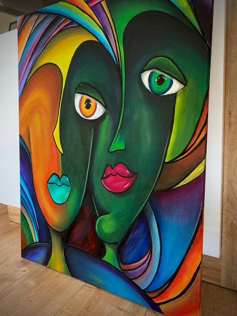 Different Minds Painting by Mike Wagener | Saatchi Art