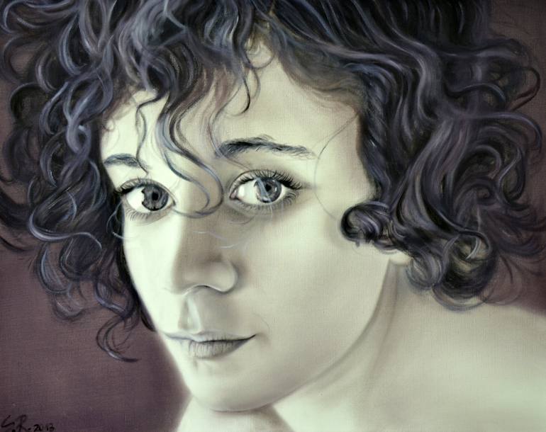 Simomo Painting by Sabine Rudolph | Saatchi Art