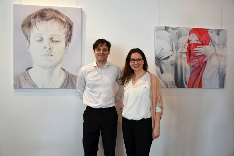 Feeling of Solidarity Painting by Sabine Rudolph | Saatchi Art