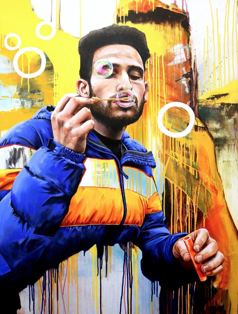 Bubbles Painting by Matthew Broughton | Saatchi Art