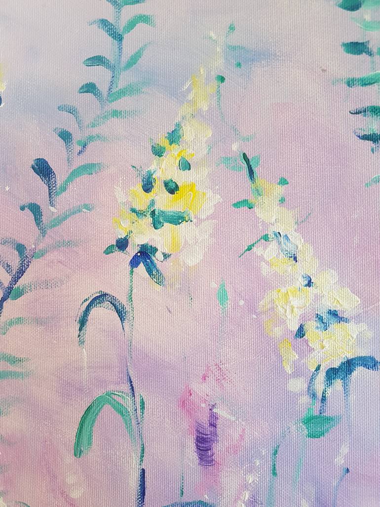 Gentle abstract painting Spring. Painting by Evgeniia Tcarikova ...