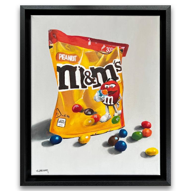 m&m Sweets (no.230801) Painting by Sabine Schramm | Saatchi Art