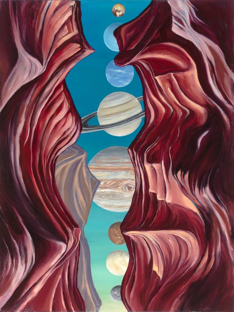 Through the Shell of my Body Painting by Hannah Heaton | Saatchi Art