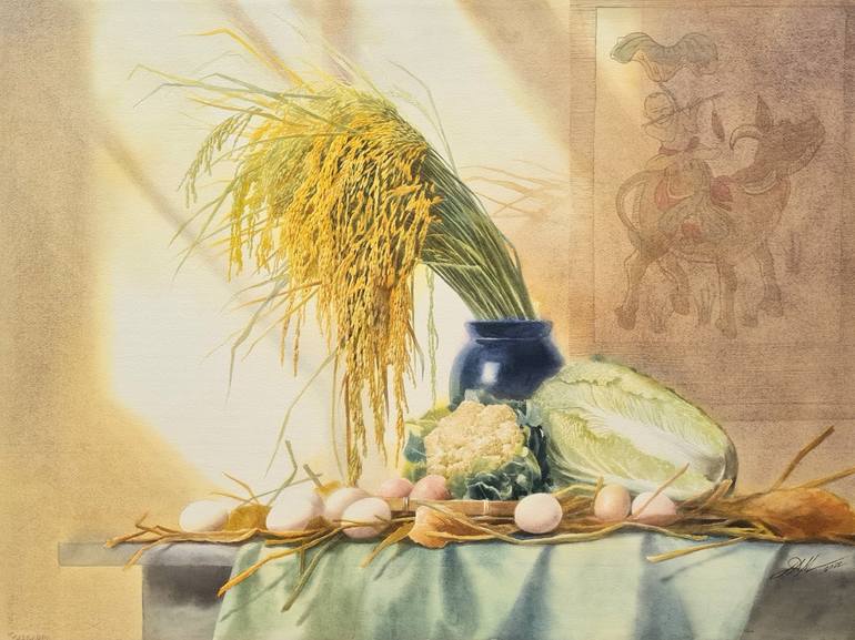 Spring afternoon Painting by Lam Nguyen | Saatchi Art