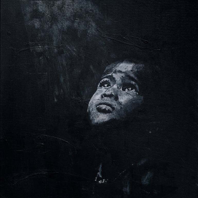 The Boy Painting by Mitja Mithans | Saatchi Art