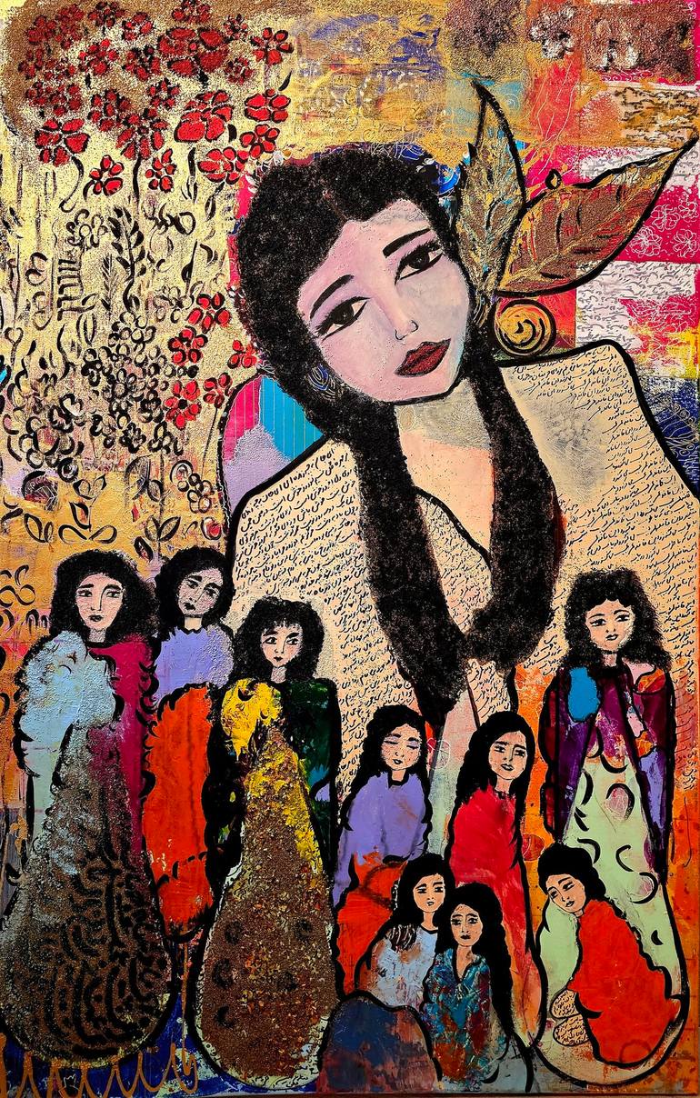 The sun always rises Painting by Ghazal Ashrafian | Saatchi Art