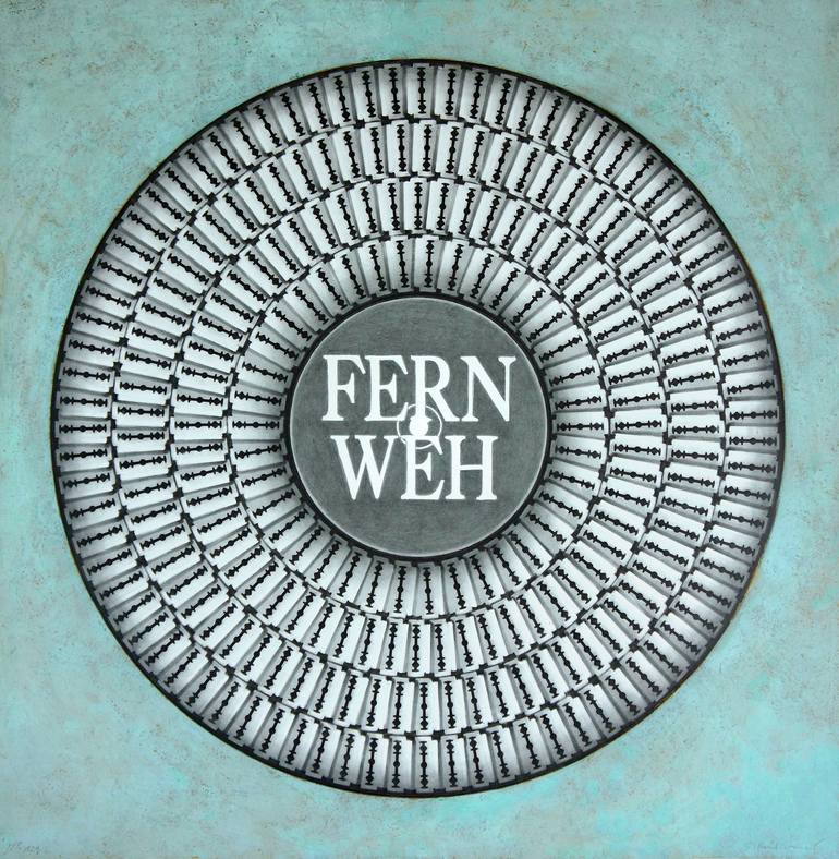 'FERNWEH' from RECORDINGS, No.129 Drawing by Sascha Kürschner | Saatchi Art