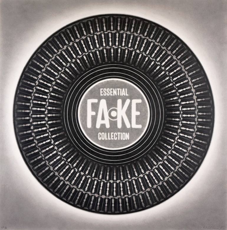 'FAKE' Drawing from RECORDINGS, No.86 Drawing by Sascha Kürschner ...