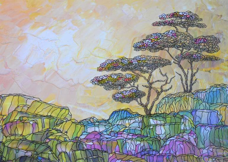 fulfillment and contentment Painting by Gerardo Segismundo | Saatchi Art