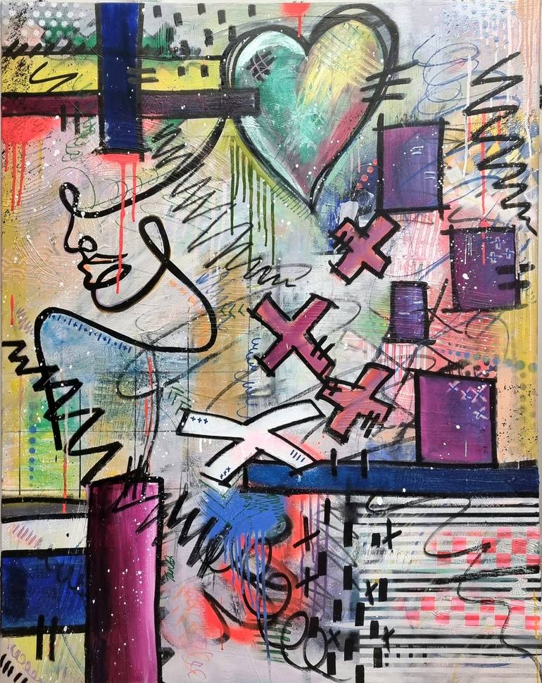 Shape of Perplexity Painting by Jill Blakey | Saatchi Art