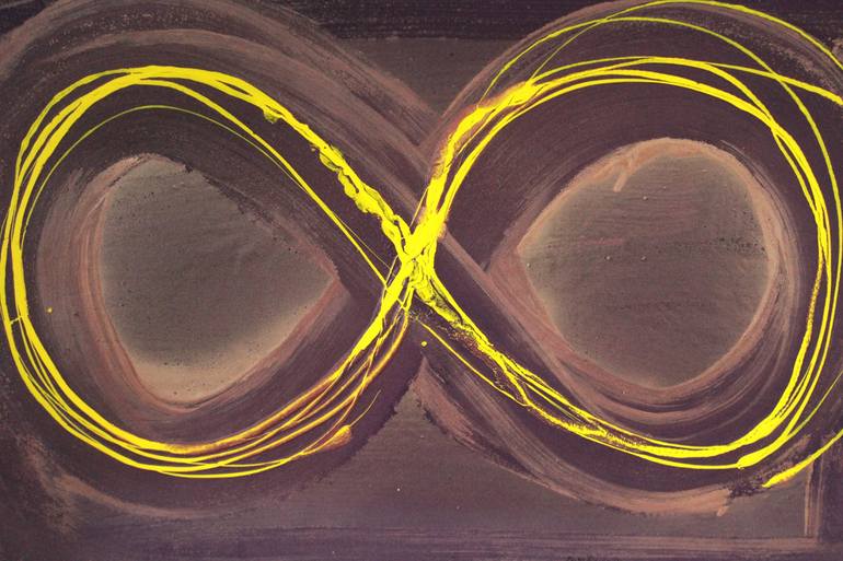 The Yellow Infinity Painting by Diendorfer Art | Saatchi Art