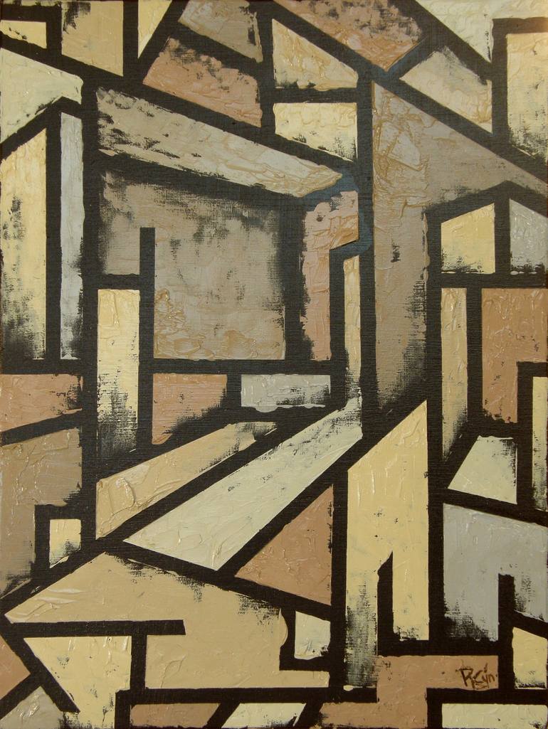 Alley Nooks Painting by Petr Kyn | Saatchi Art