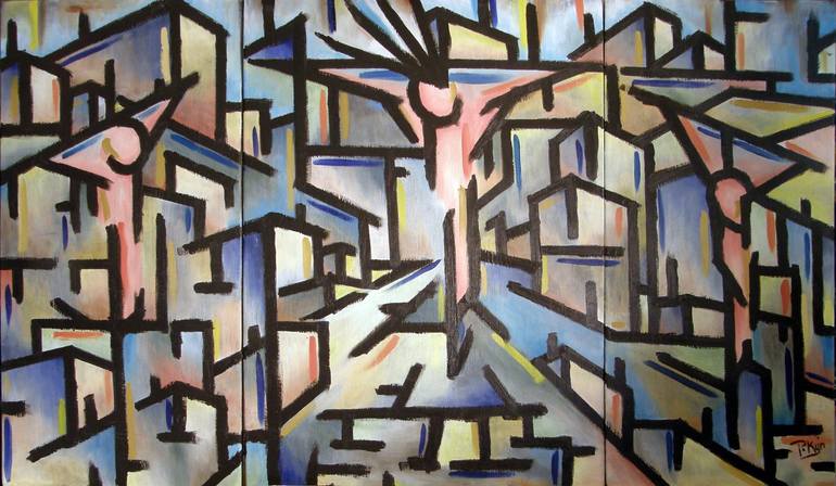 Crucifriction Painting by Petr Kyn | Saatchi Art