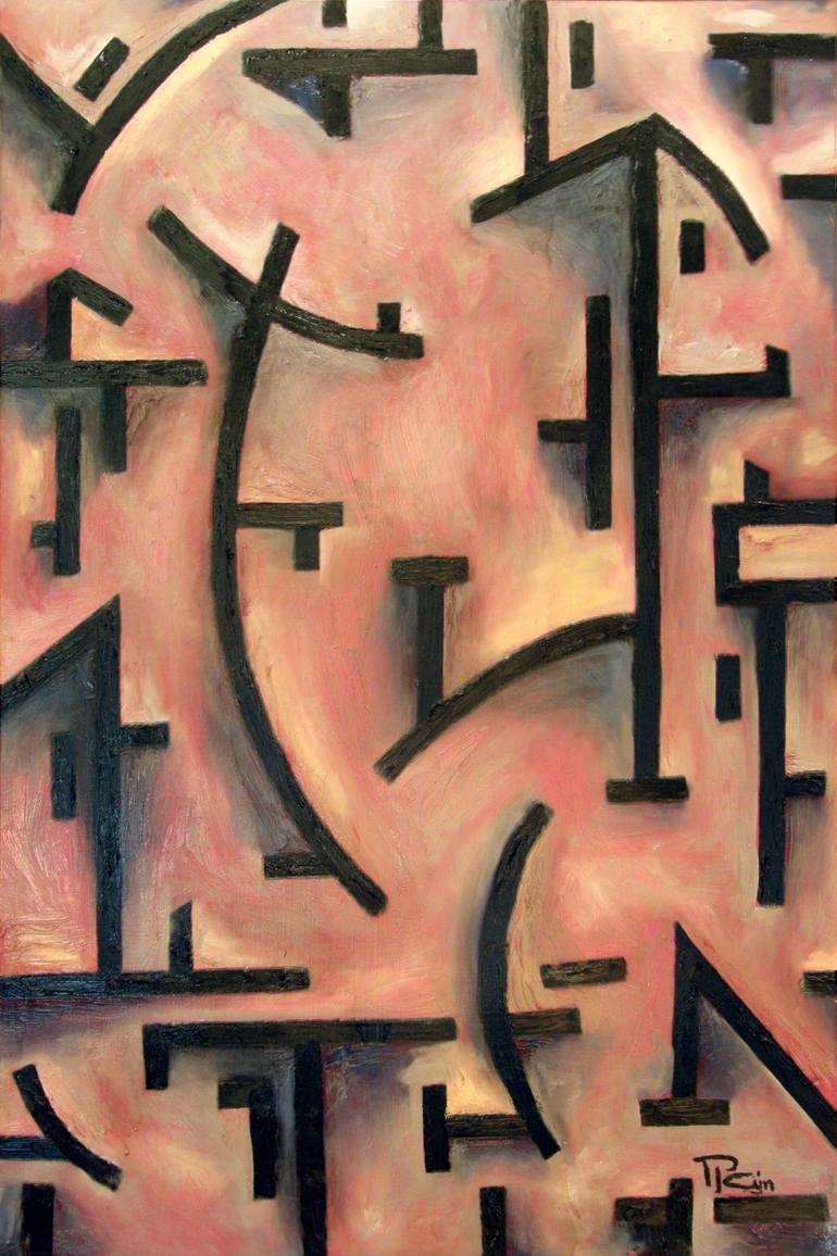 Dancing on the Rooftops Painting by Petr Kyn | Saatchi Art