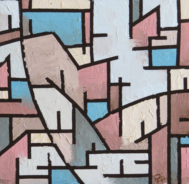 Duality of Alley Painting by Petr Kyn | Saatchi Art