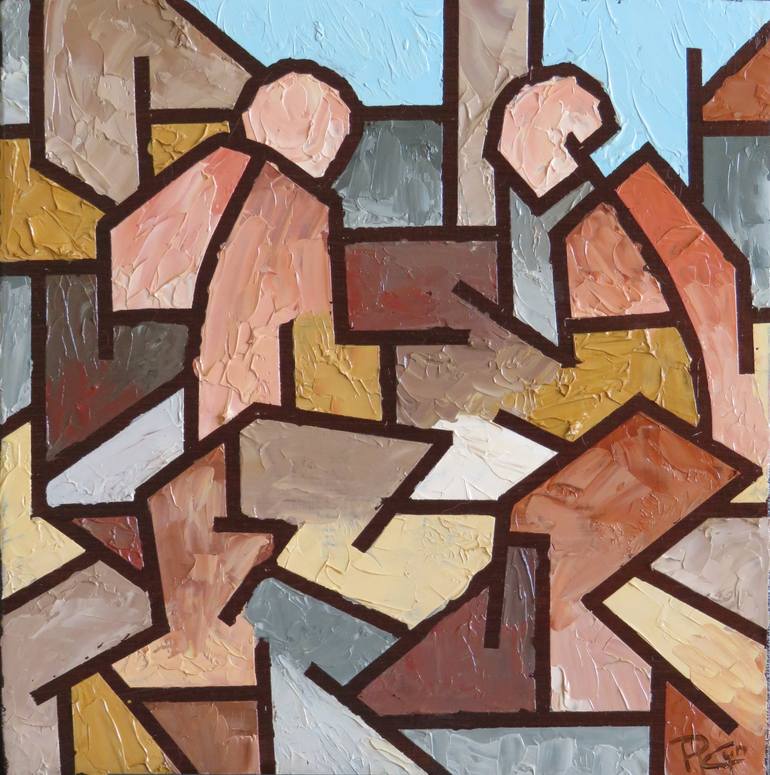 Greetings Painting by Petr Kyn | Saatchi Art