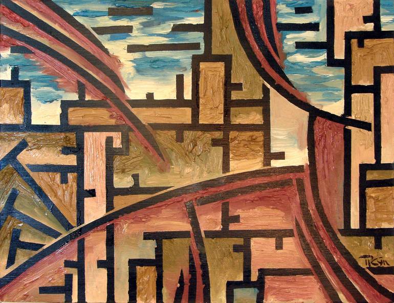 Urban Fox Painting by Petr Kyn | Saatchi Art