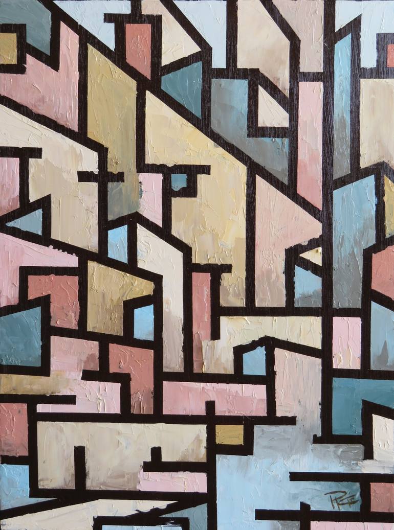 Vanishing Point Painting by Petr Kyn | Saatchi Art