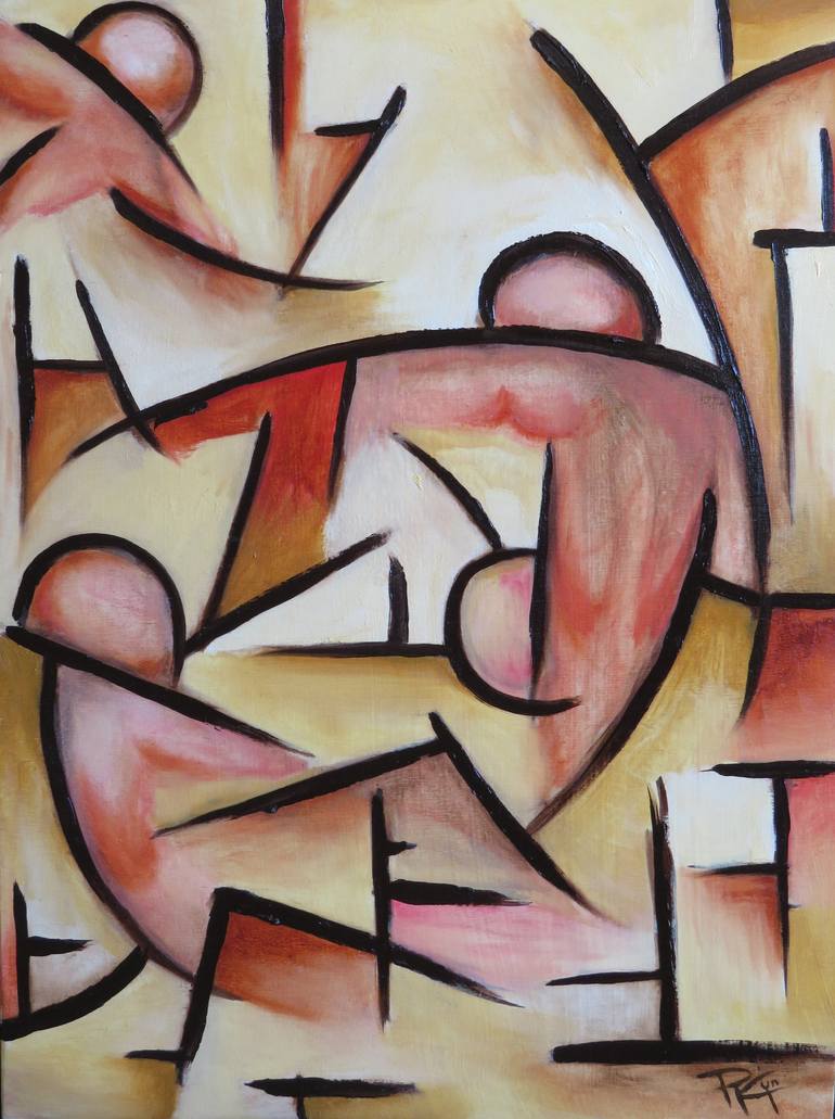 Emotional Circle Painting by Petr Kyn | Saatchi Art