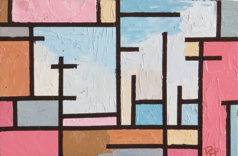 Power Poles Painting by Petr Kyn | Saatchi Art