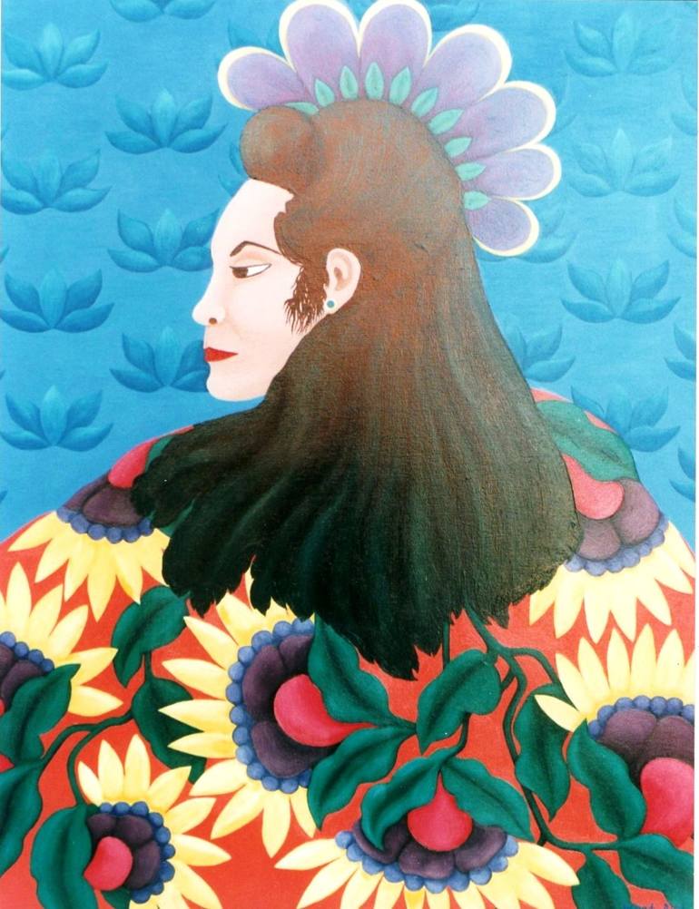 Into the temple (SOLD) Painting by wendy bird | Saatchi Art