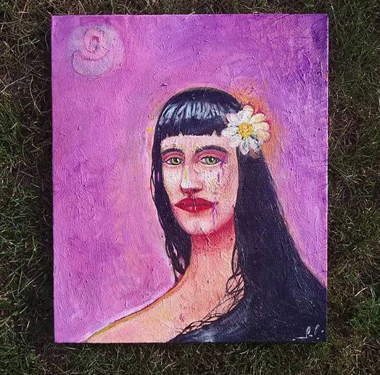 ''portrait of Eva'' Painting by Bogdan Vovk | Saatchi Art